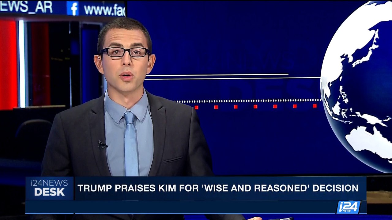 i24NEWS DESK | Trump praises Kim for 'wise and reasoned' decision ...