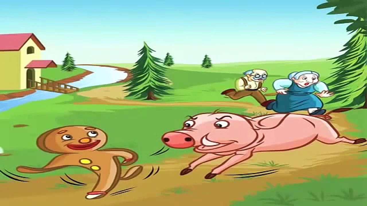 The Gingerbread Man - Animated Fairy Tales for Children - video Dailymotion