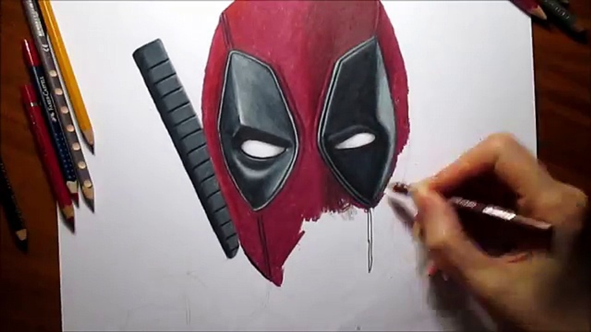 Dessins De Deadpool Au Crayon Drawing DEADPOOL In NORMAL Vs. ZOMBIE