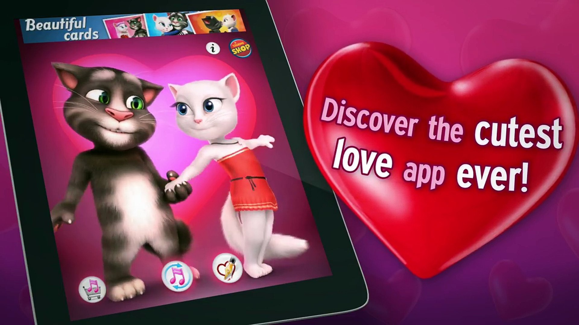 Talking Tom And Angela Love
