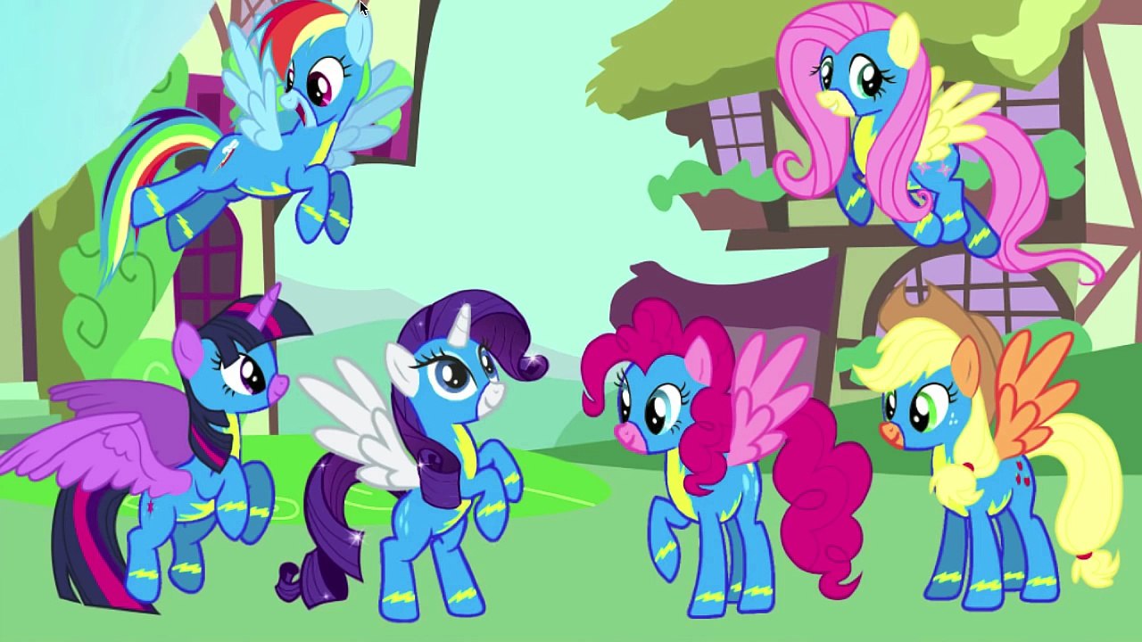 MY LITTLE PONY Transforms Mane 6 Into CRYSTAL PONIES WONDERBOLTS ...