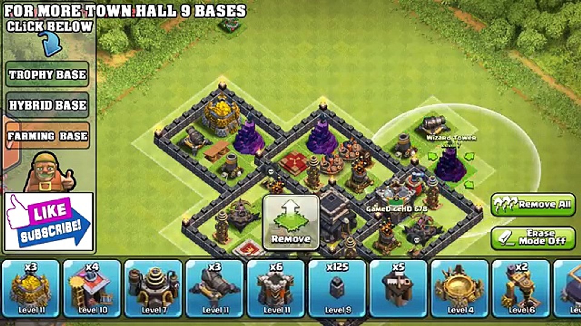 Clash Of Clans Town Hall 9 Trophy Base