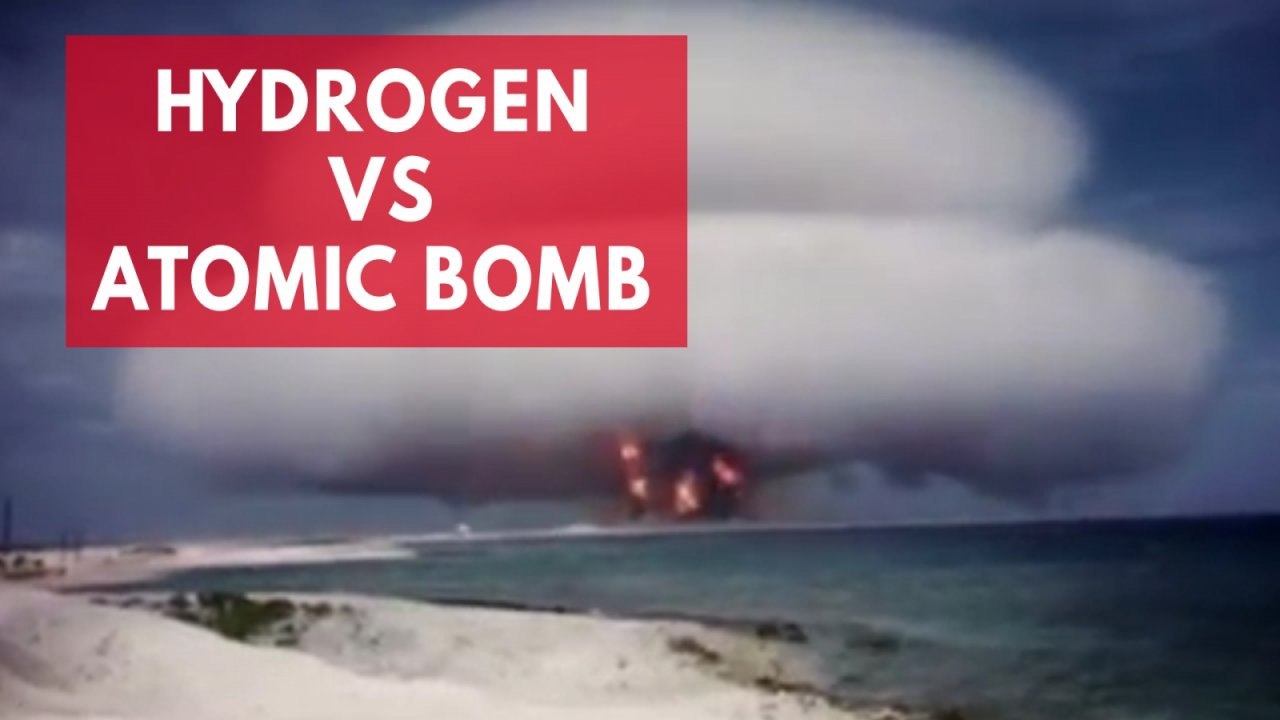 Hydrogen bomb vs Atomic bomb: What's the difference? - video Dailymotion