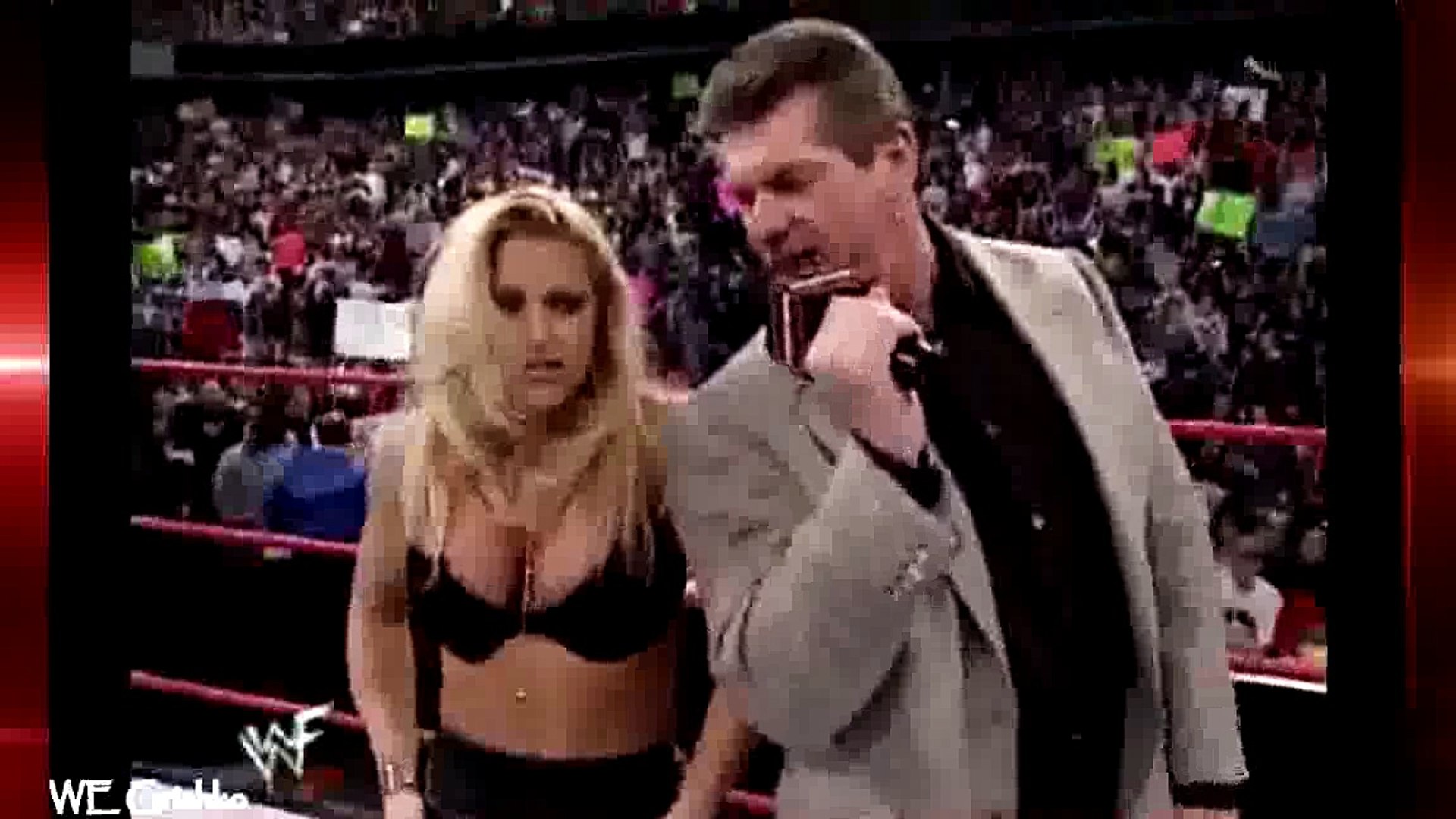 Trish Stratus And Vince Mcmahon Kiss