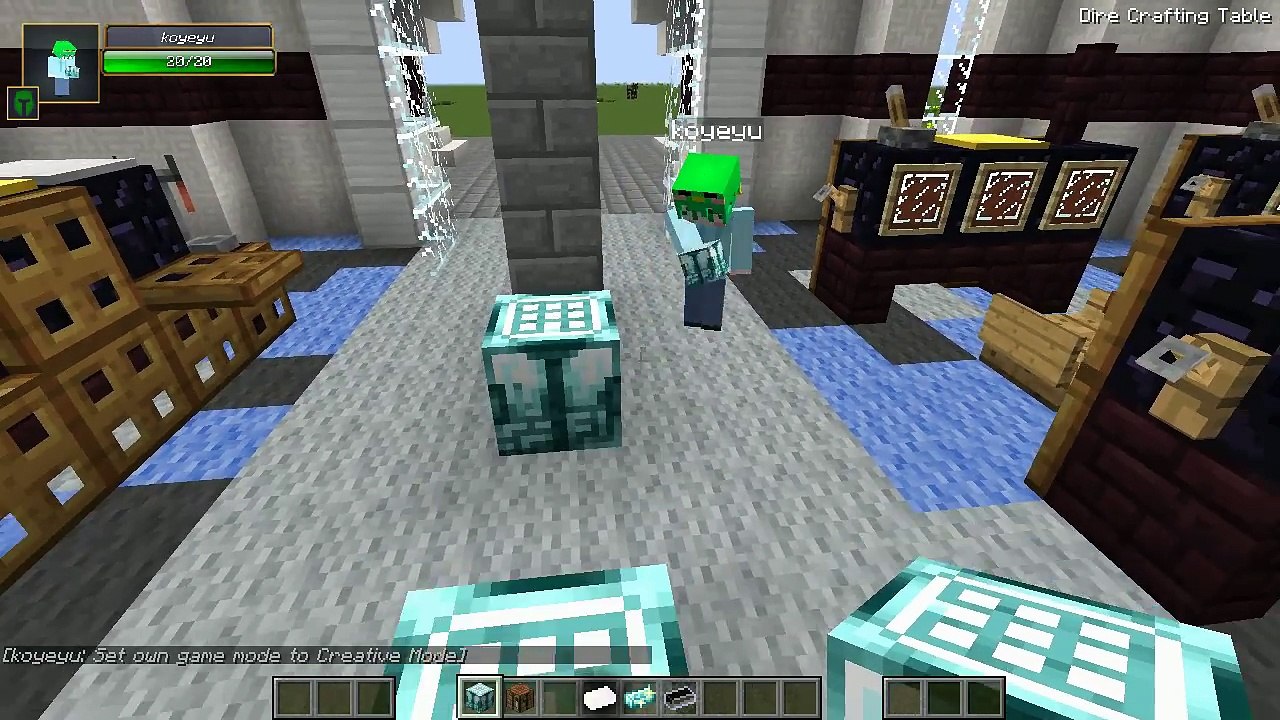 마크에서 가장 큰 작업대로 무한 데미지 칼제일 강함만들기 초대박 램램의 연구소 마인크래프트 Minecraft 램램 Video Dailymotion