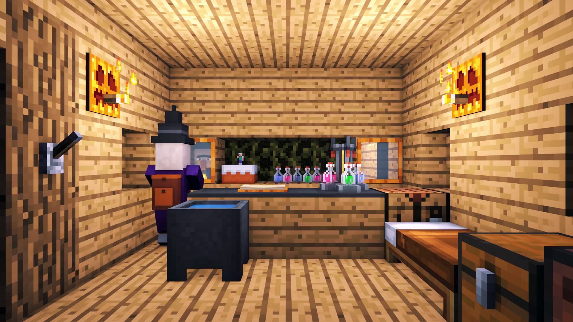 Villager Witch Life 1 Alien Being Minecraft Animation