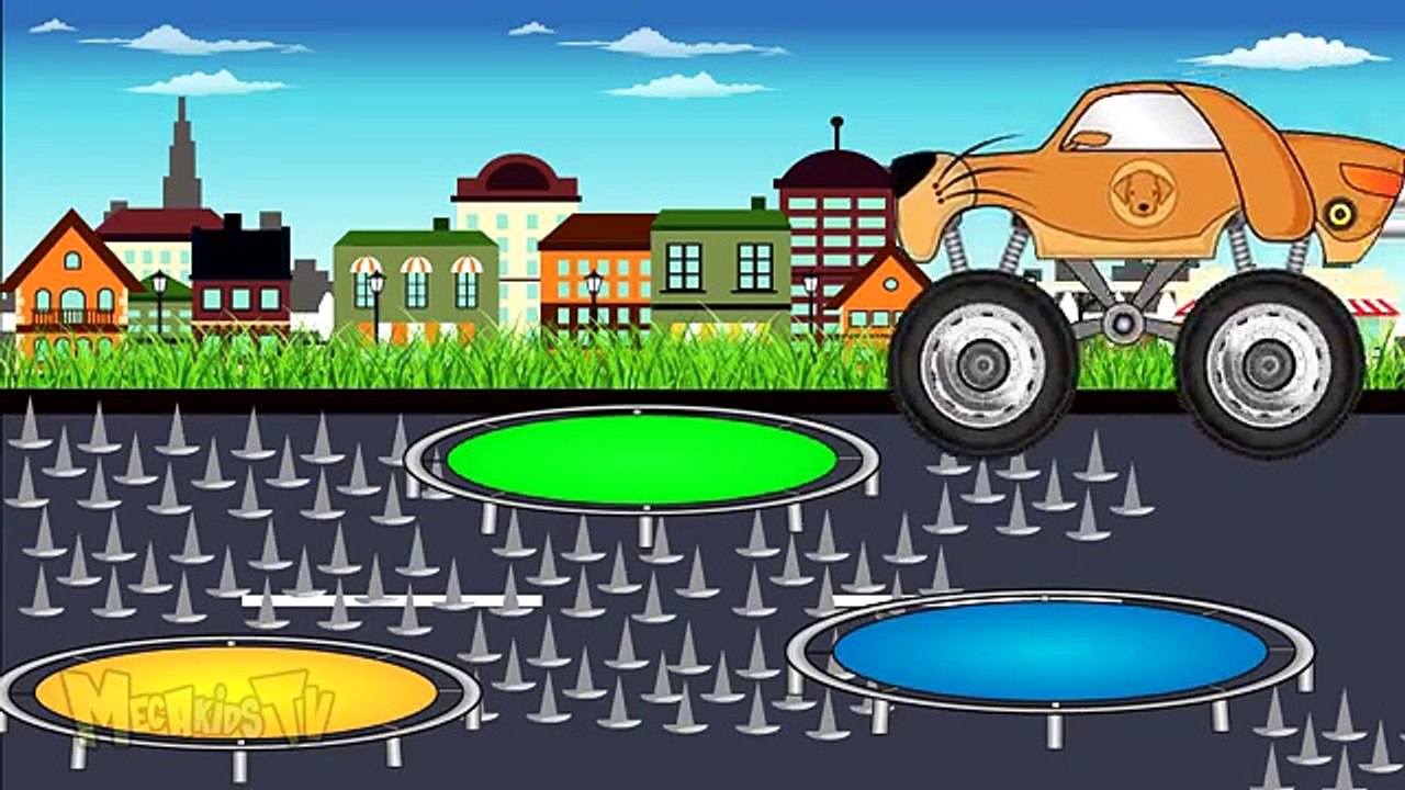 Mega Kids Tv Monster truck, tow truck, car wash, superhero eggs ...