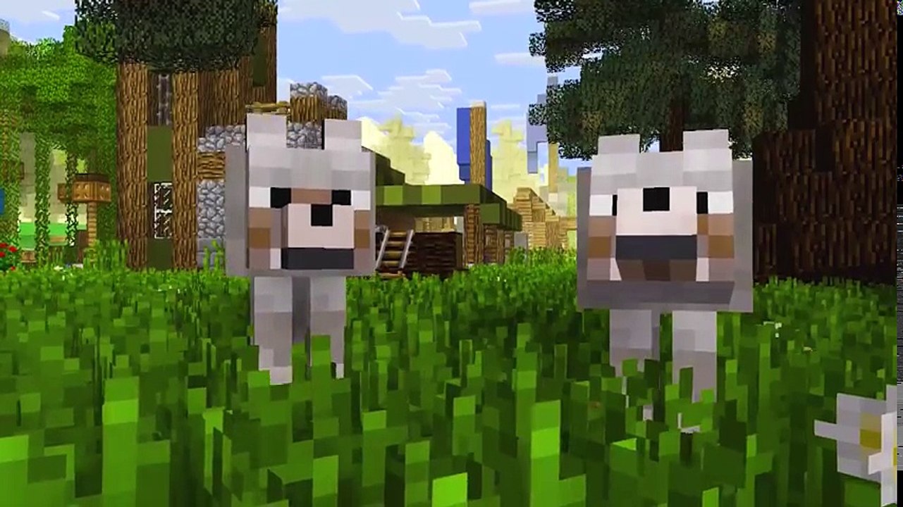 Baby Wolf Life 3 - Minecraft Animation - (Mob Kids, Skeleton Life ...
