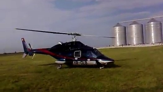 Helicopter BELL 222/230 Airwolf Turbine Engine Startup and Liftoff ...