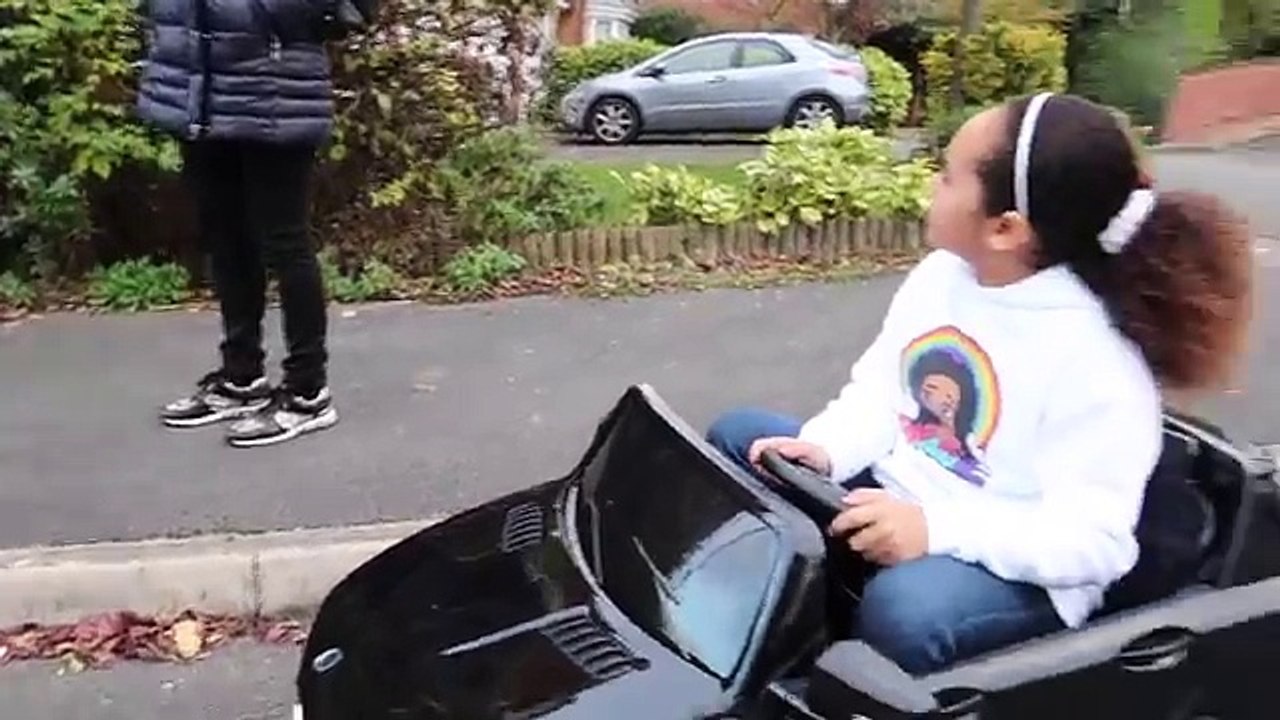 Bad Kids Driving Power Wheels Ride On Car - McDonalds Drive Thru Prank ...