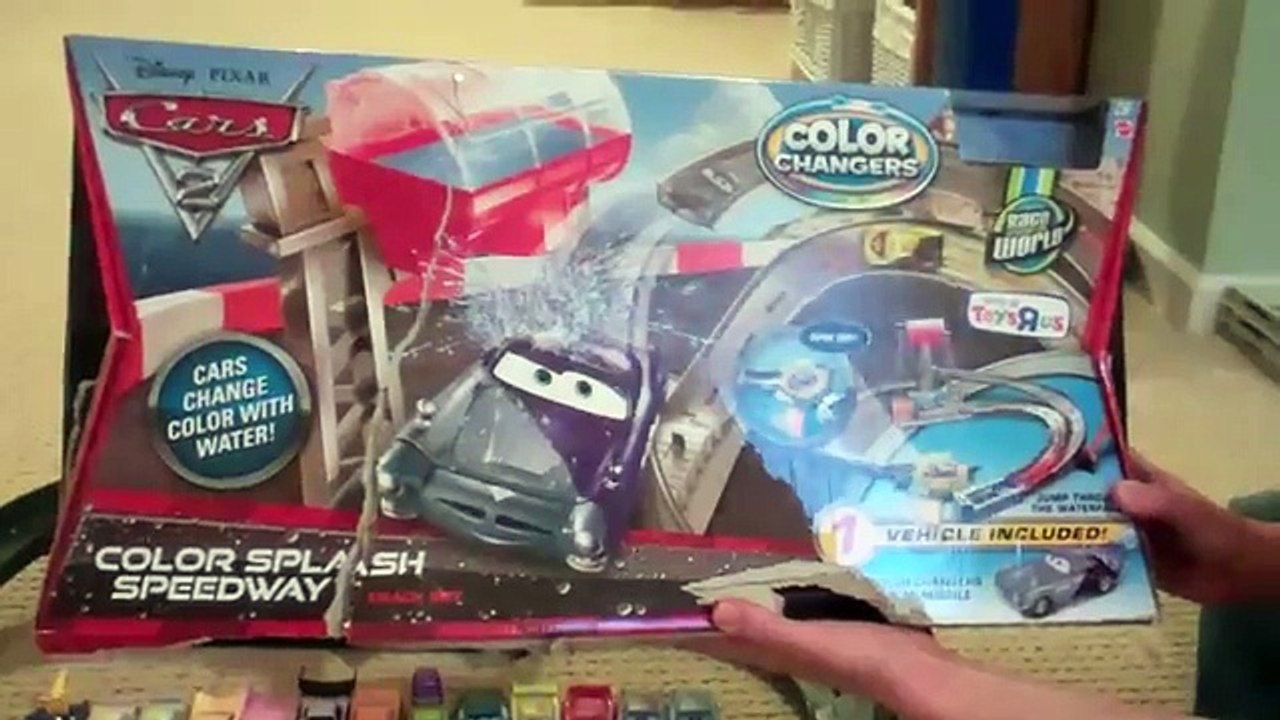 Disney Cars Color Changers Mattel Color Splash Speedway DisneyCarToys ...