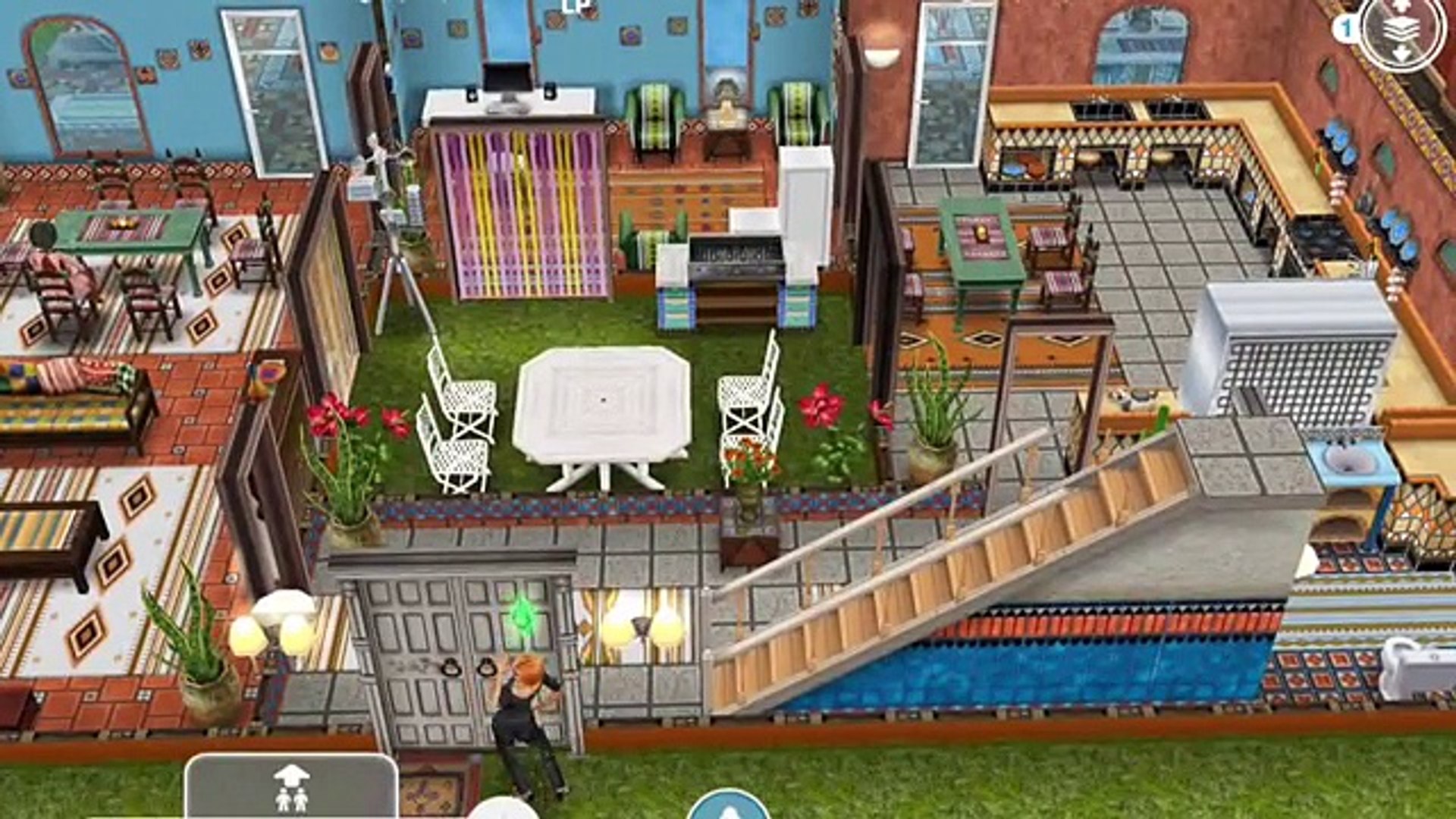 Sims Freeplay Mansion Layout
