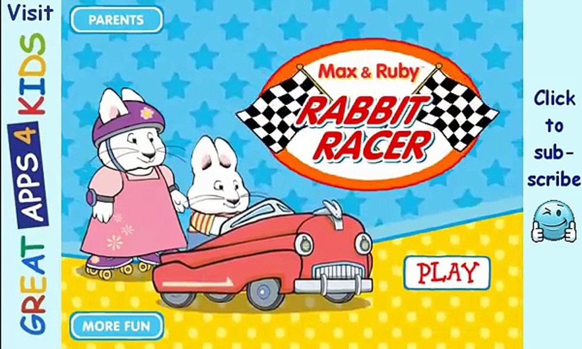 Max and Ruby Rabbit Racer | Game App for Kids - video Dailymotion