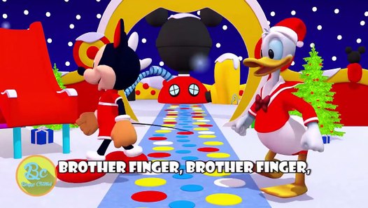 Santa Clause Mickey Mouse Clubhouse | Finger Family | 3D Animation In ...