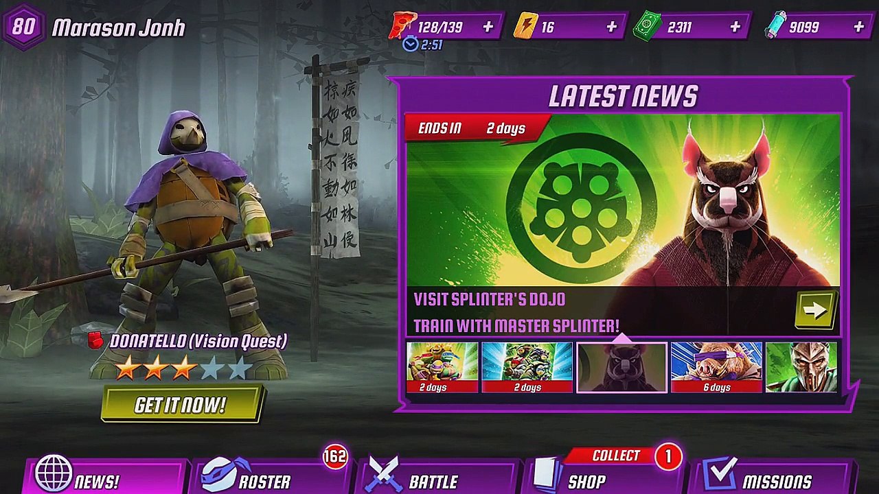 TMNT Legends VS Master Splinters Dojo - Dailymotion Video