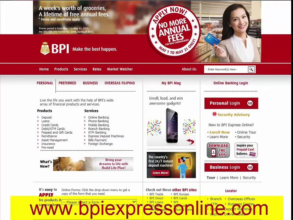 How to log in to your BPI Express Online Account - video Dailymotion