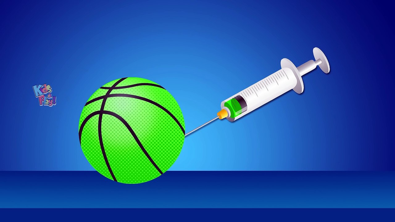 Fun Learning Colors Injection ☆ Learn Colour Basket Balls for Children ...