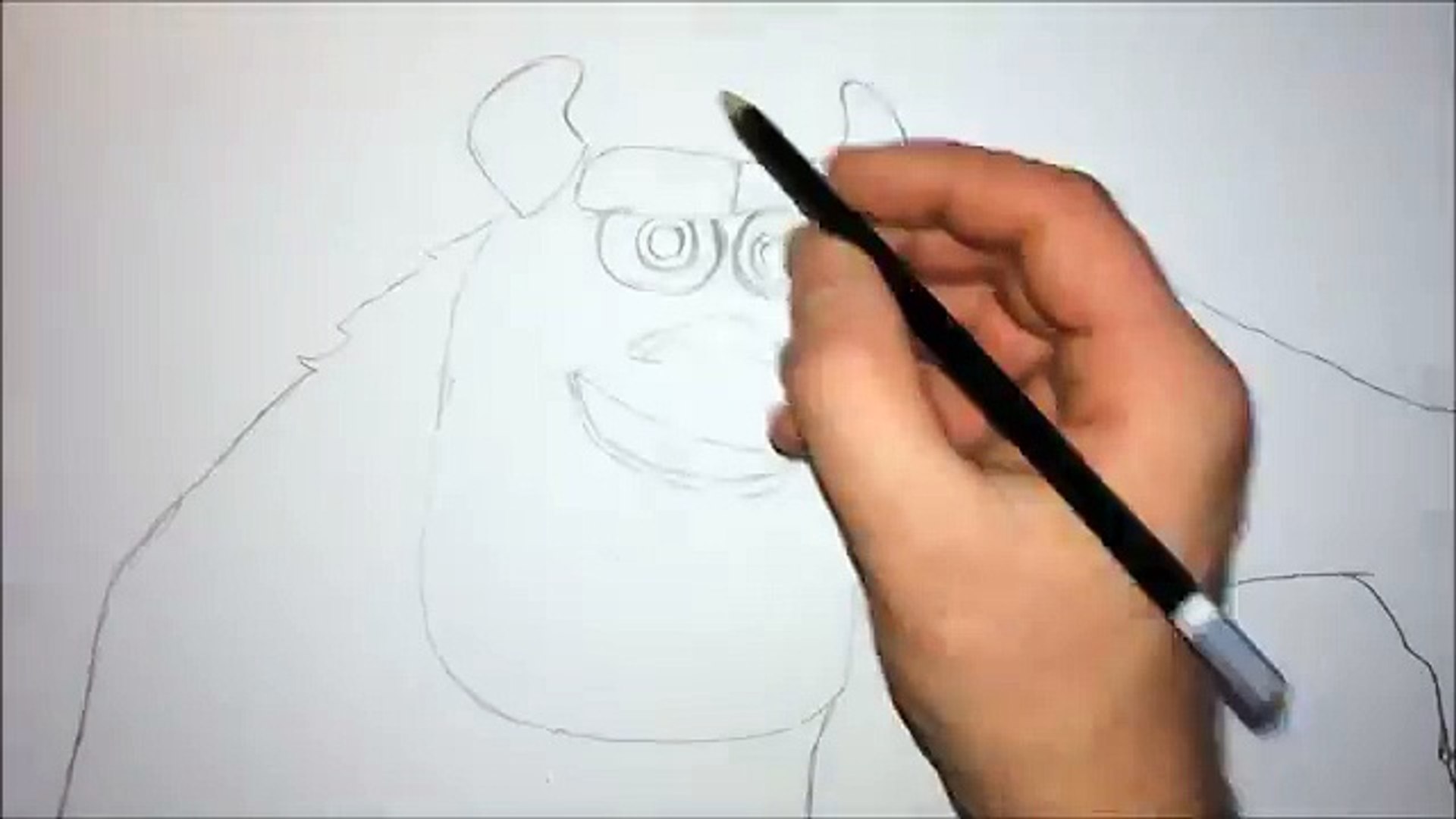 How To Draw Sulley Monsters Inc