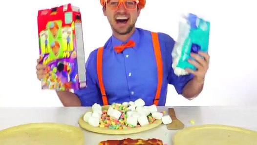Funny Fun Pizza Song by Blippi | Foods for Kids - Vidéo dailymotion