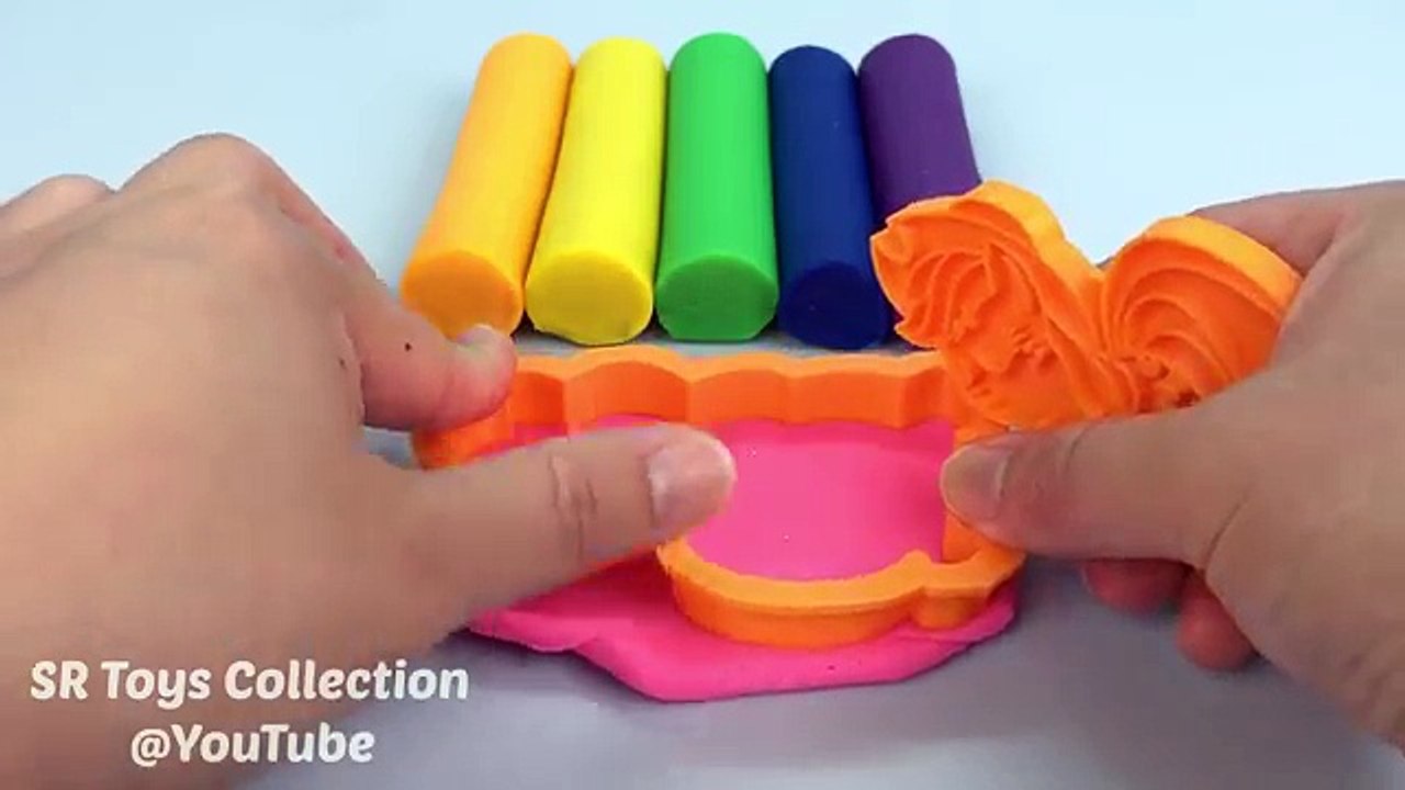 Learn Colors with Play Doh Modelling Clay Fruits Molds Fun and Creative ...