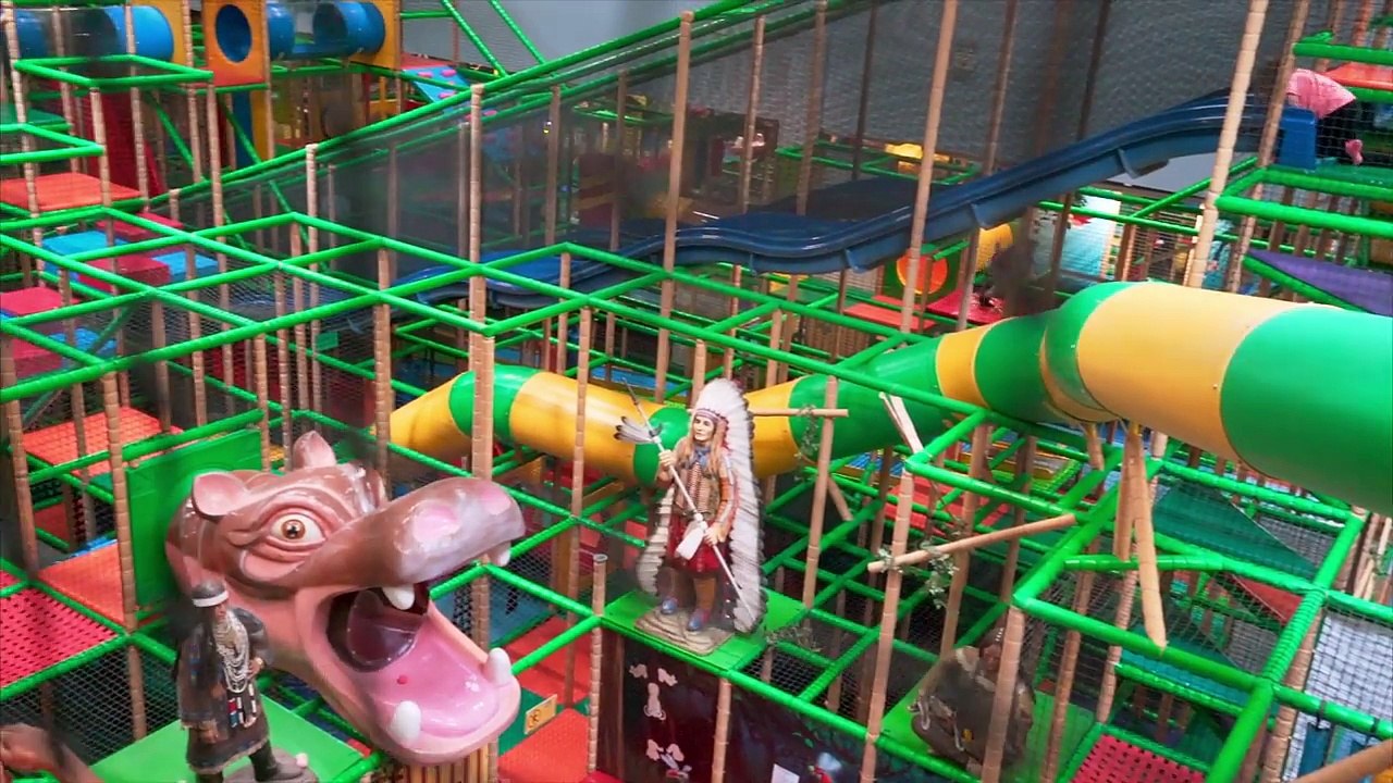 Busfabriken Indoor Playground Fun for Family and Kids (part - video ...