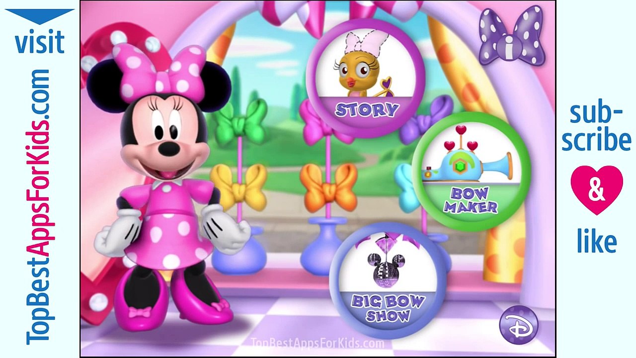 Minnie Bow Maker: Minnie Mouse Game App for Kids - Android, iPad ...