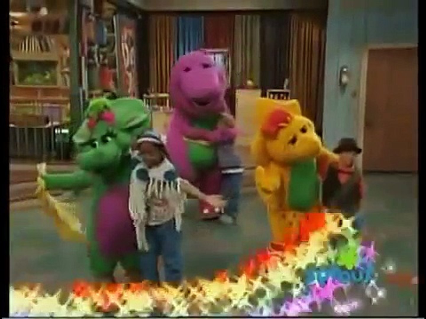 The Wiggles Barney Crossover