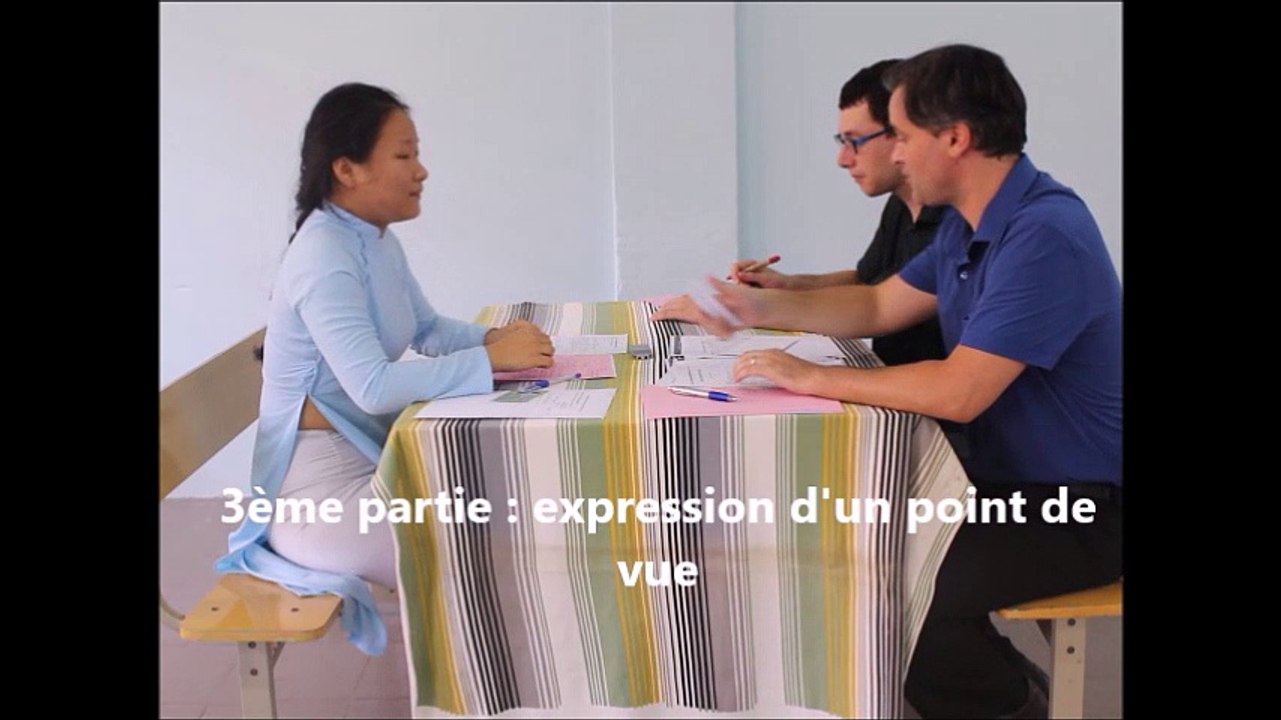 Production orale DELF B1 scolaire et Junior 3ème partie expression d'un point de vue - Vidéo ...