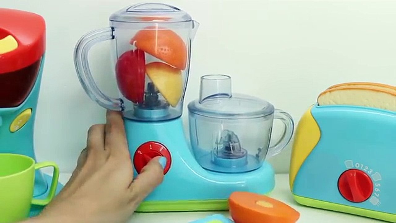 Cooking Playset Just Like Home Kitchen Appliance Set Toaster, Blender ...