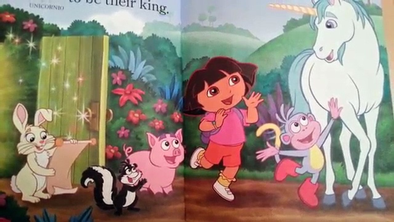 Dora The Explorer-Dora And The Unicorn King !- Read Aloud Story Books ...