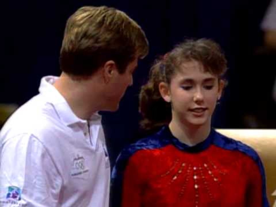 Kristy Powell - Vault 1 - 1996 U.S Gymnastics Championships - Women ...