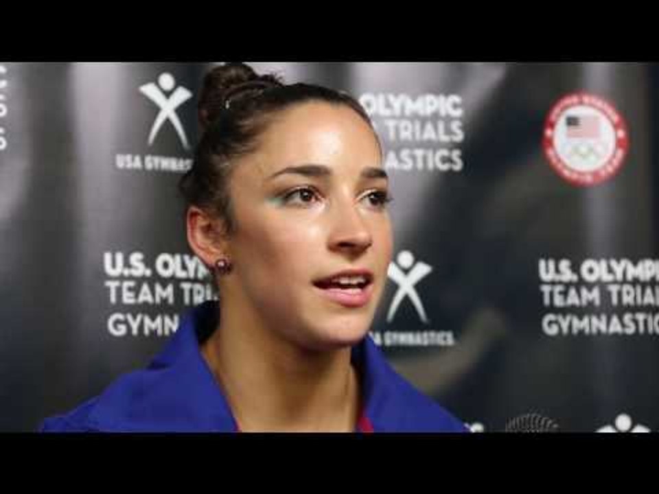 Aly Raisman - Interview - 2016 U.S. Olympic Team Trials - Night 2 ...