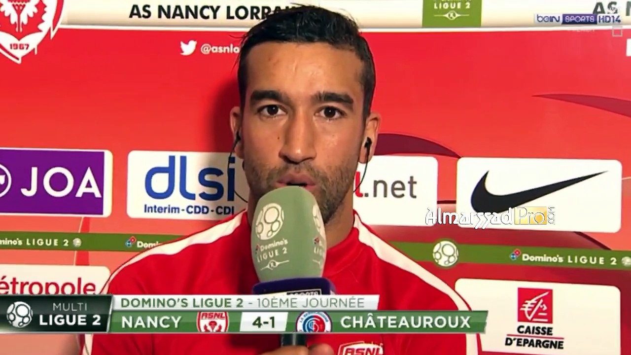 Interview Youssouf Hadji - Nancy 4 - 1 Chateauroux - Vidéo Dailymotion