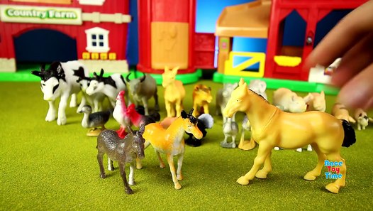 Learn Farm Animals Names For Kids - Animal Toys Video - video dailymotion