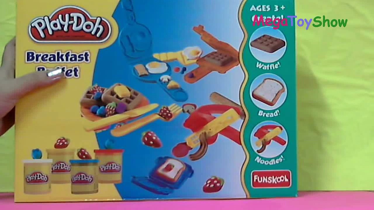 Play-Doh Breakfast Time Playset Unboxing - Dailymotion Video