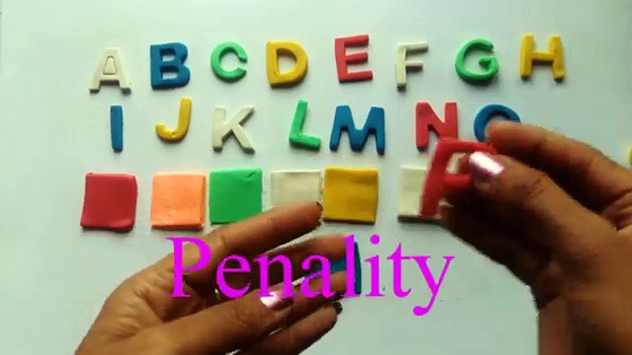Clay ABC Song Clay ABC Clay doh ABC Play Doh Clay ABCDE Plastic ...