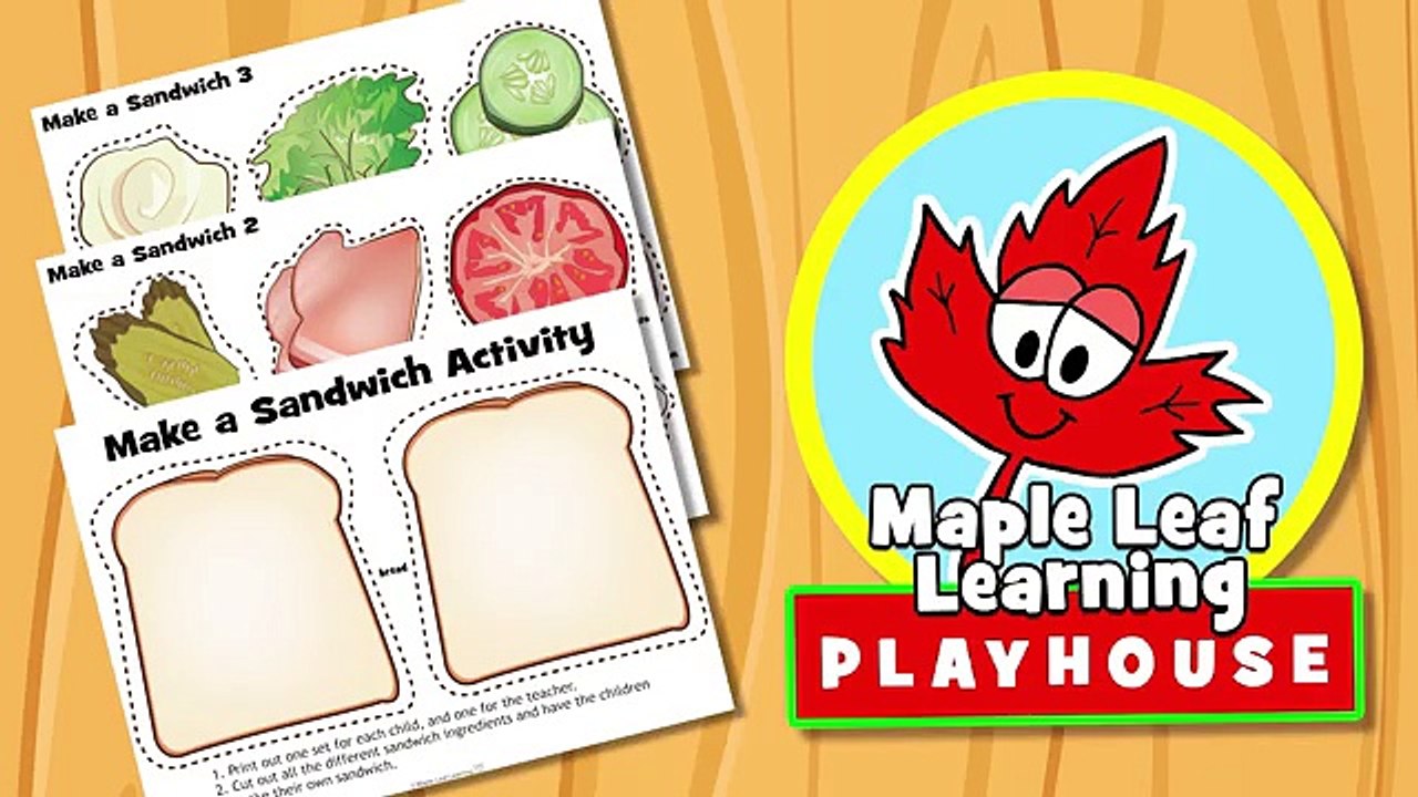 Lets Make a Sandwich | Sing and Play Craft | Maple Leaf Learning ...