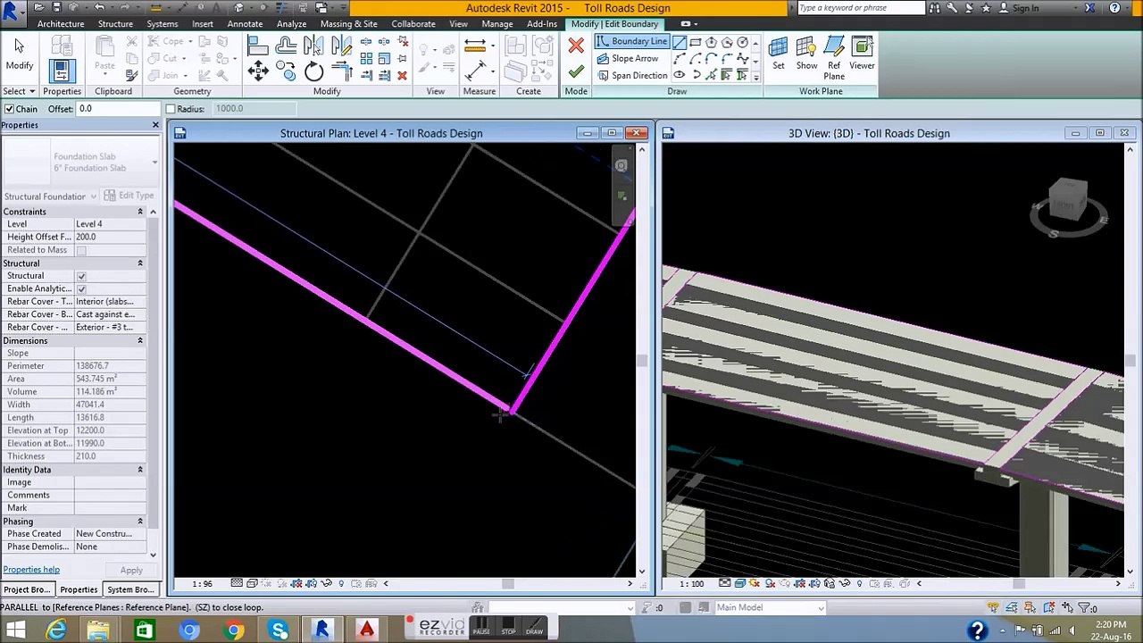 06. Design and Setting Slab - Design Toll Road by Revit - Video Dailymotion