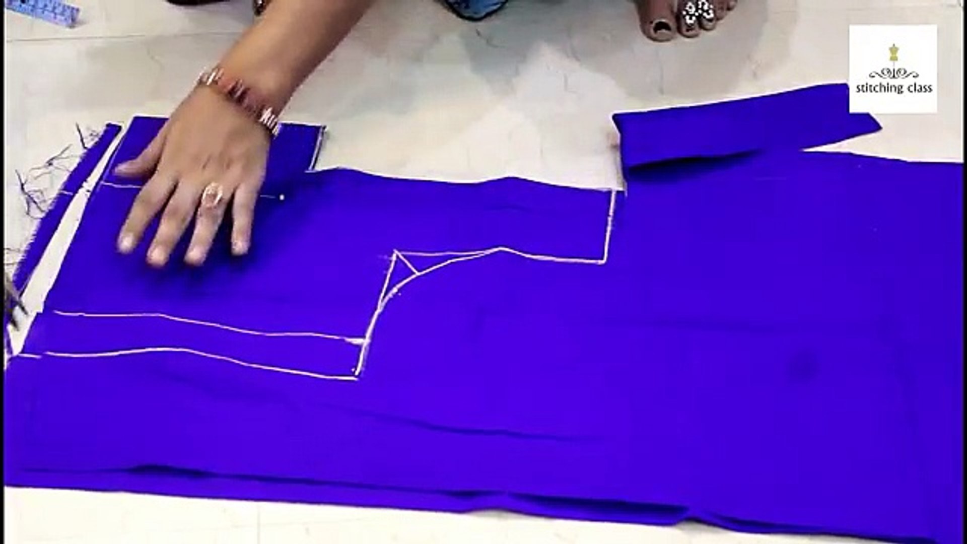 Princess Cut Blouse Cutting Pattern