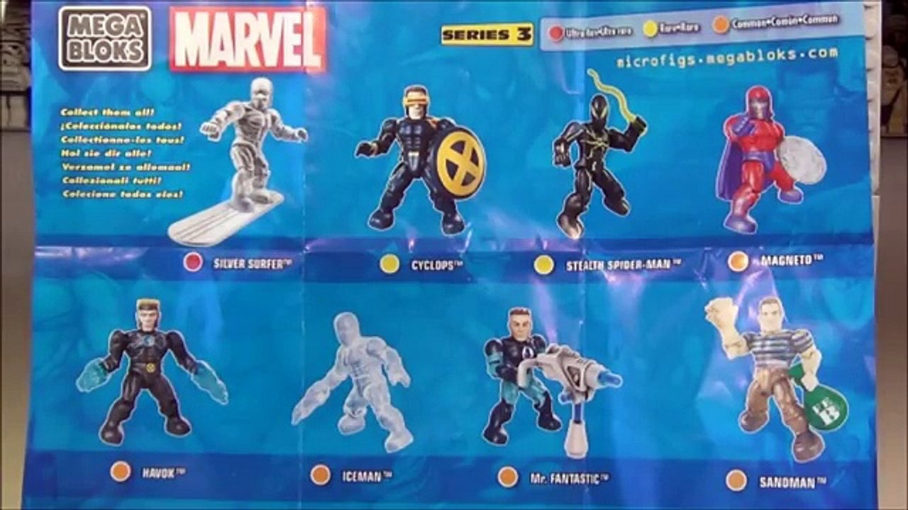 Mega Bloks Marvel Series 3 Minifigures Complete Set Review + Codes ...
