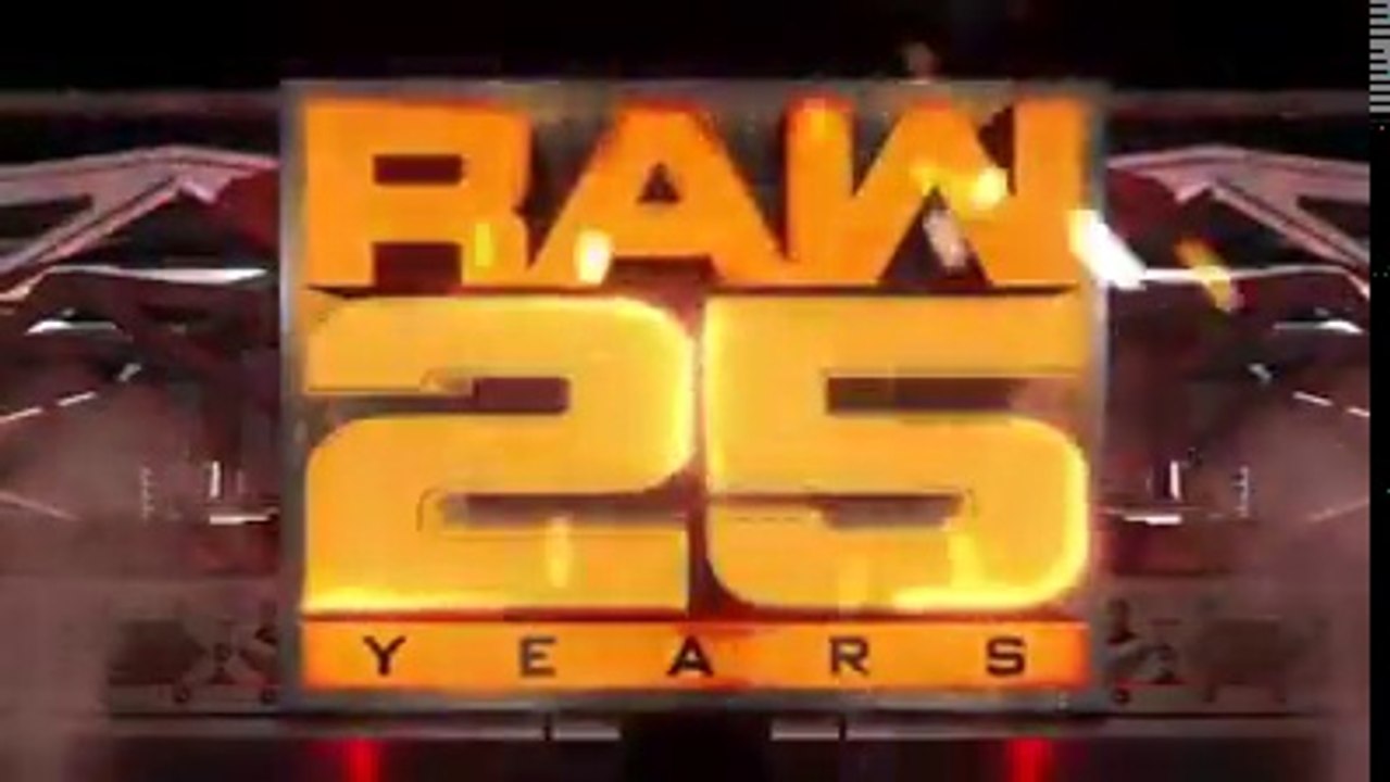 WWE Monday night Raw 25th Anniversary Intro (OFICIAL) - Vídeo Dailymotion