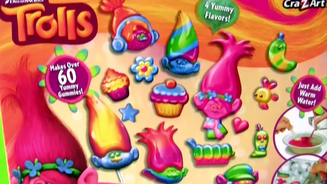 Trolls Poppy Sweet 'n Sour Gummy Maker _ Make Troll Candy Lollipops ...