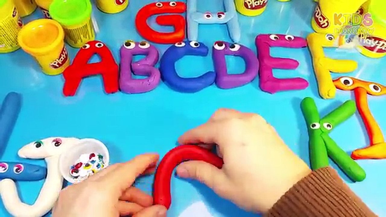 ABC - Play Doh Guide Song for Children Baby Nursery Rhymes Alphabet How ...