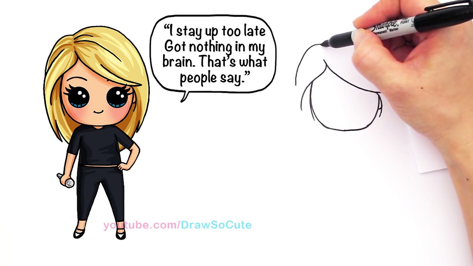 Taylor Swift Drawing Cartoon