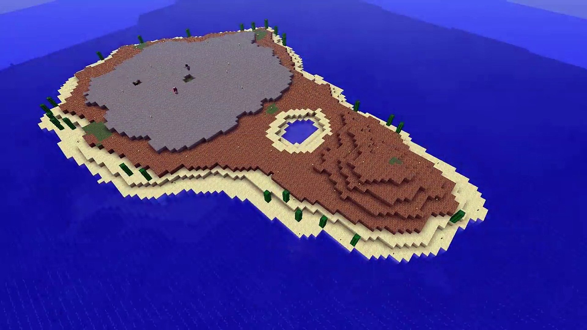 Minecraft Volcano Island