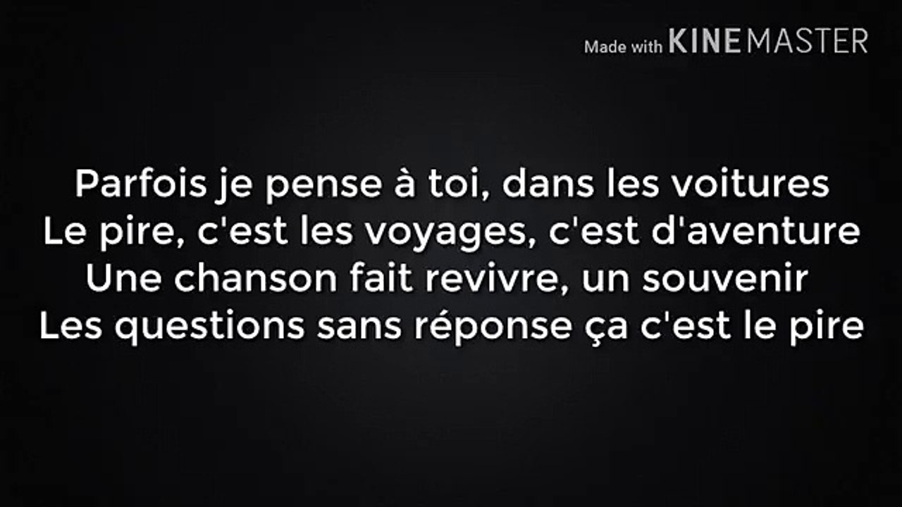 Louane - Si t'étais là (Paroles - Lyrics) .. - Vidéo Dailymotion