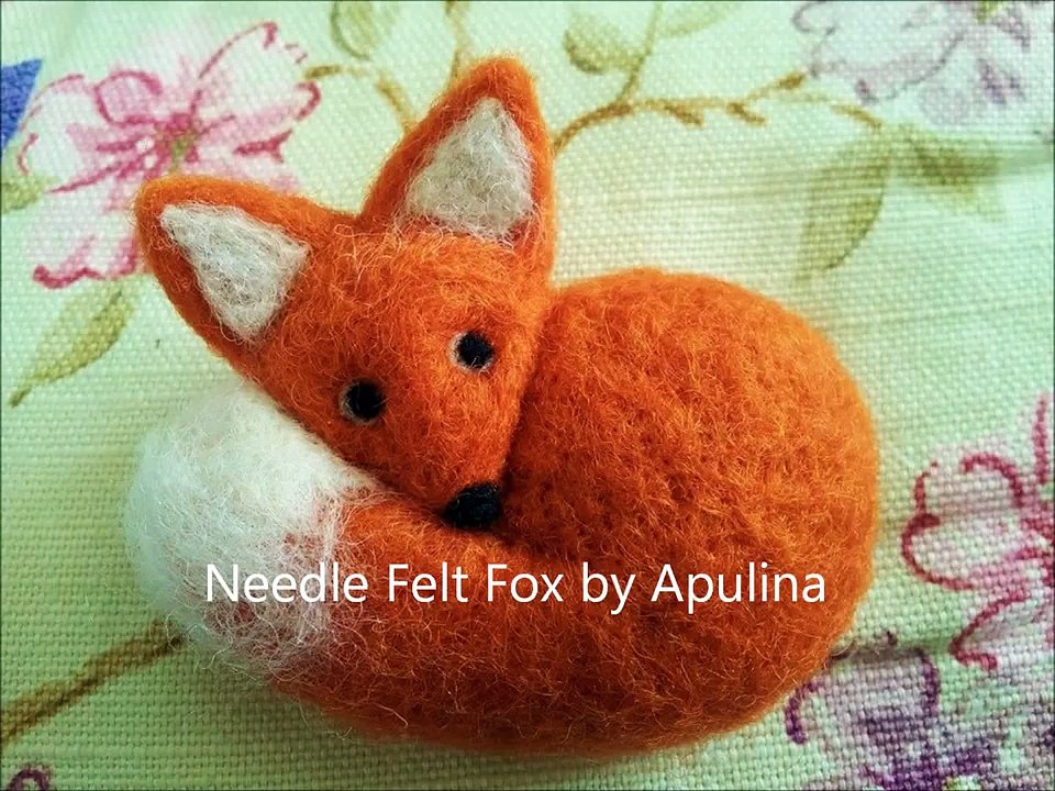 Needle Felting Animals - Felt Fox Tutorial for Beginners / Intermediate ...