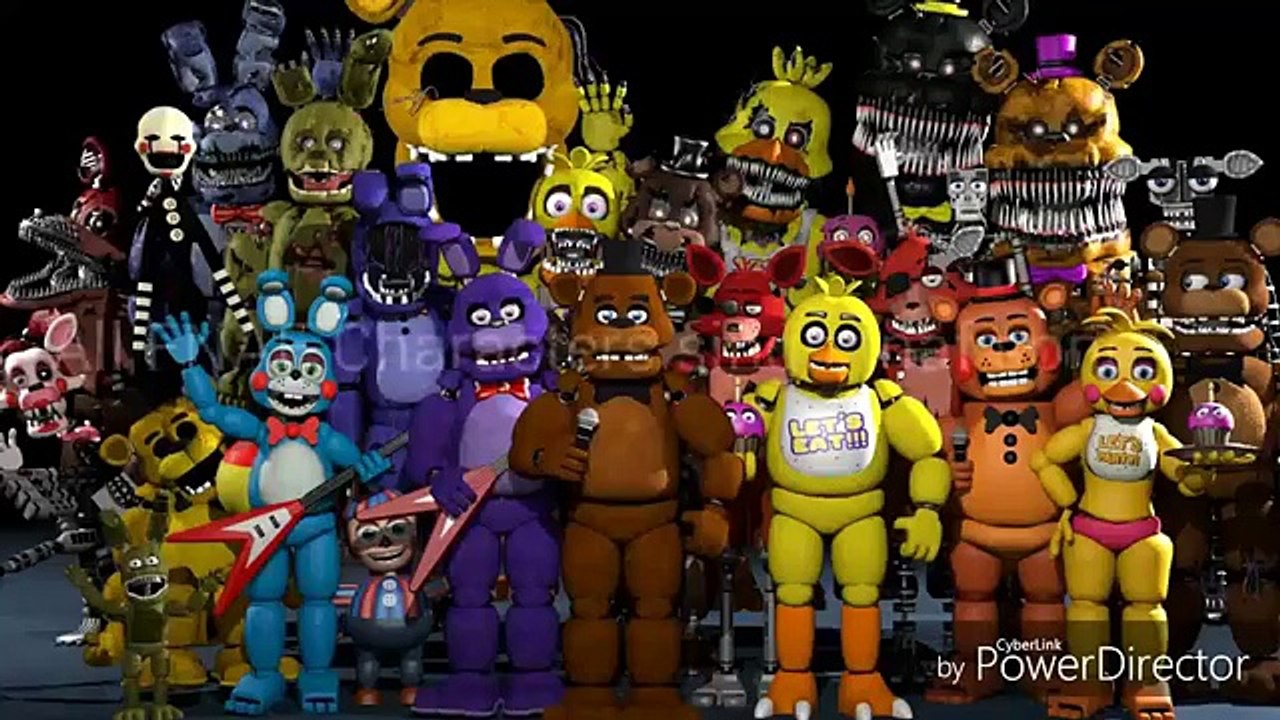 All FNAF Charers Sing The FNAF Song – Видео Dailymotion