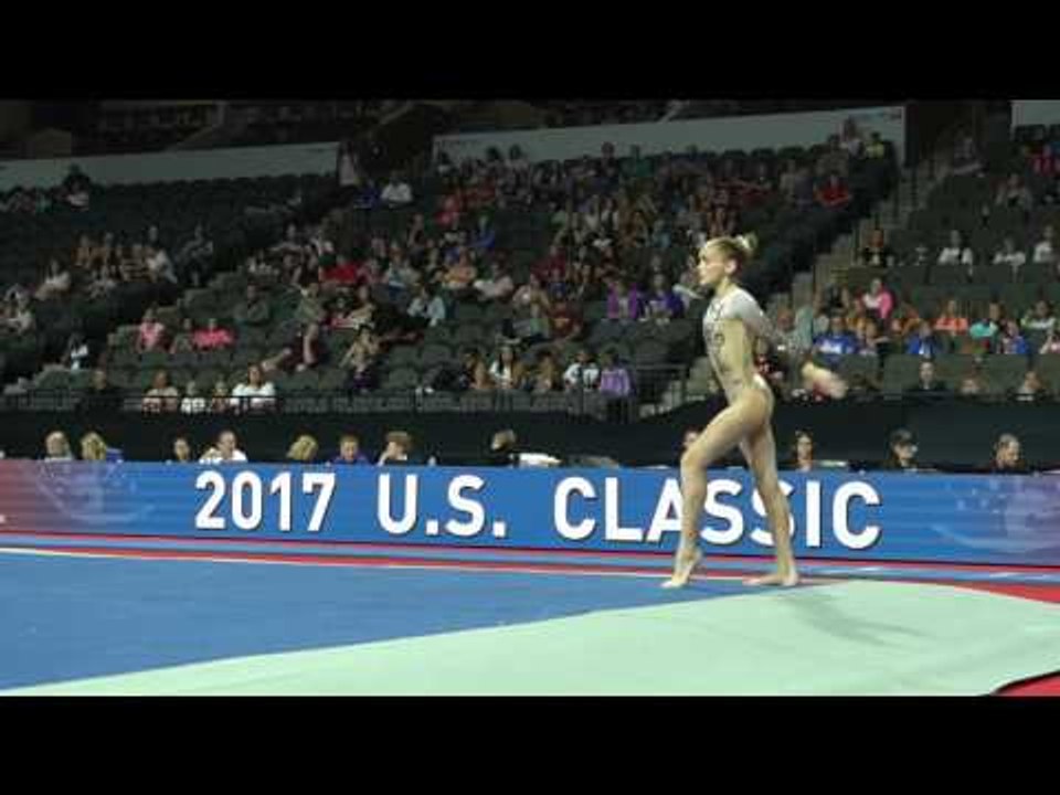 Maeve Hahn - Floor Exercise - 2017 U.S. Classic - Junior Competition ...