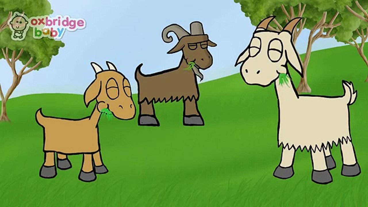 The Three Billy Goats Gruff - Animated Fairy Tales for Children – Видео ...